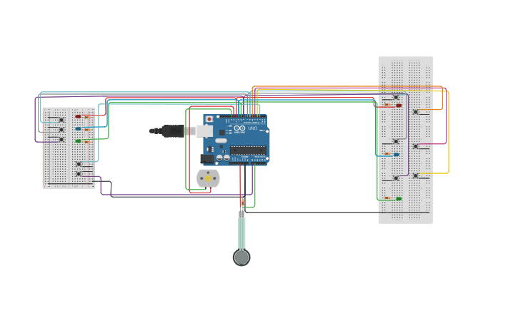 Circuit design Elevator Project - Tinkercad