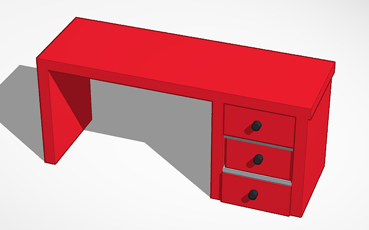 3d Design Desk Tinkercad