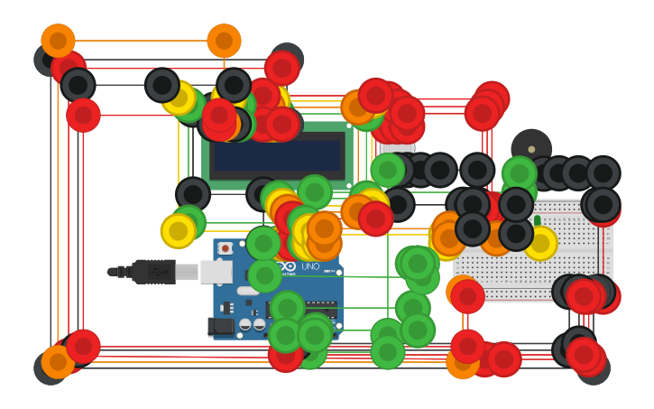 Circuit design Industrial Safety Monitoring System - Tinkercad