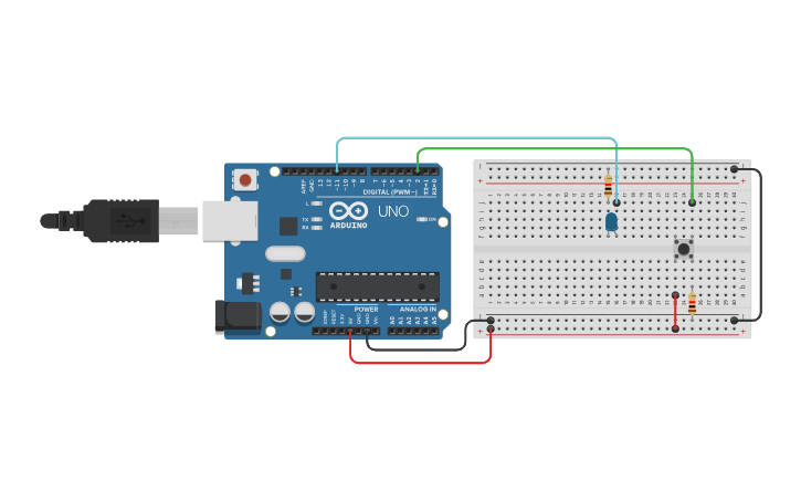 Circuit design Ejercicio 2 - Tinkercad