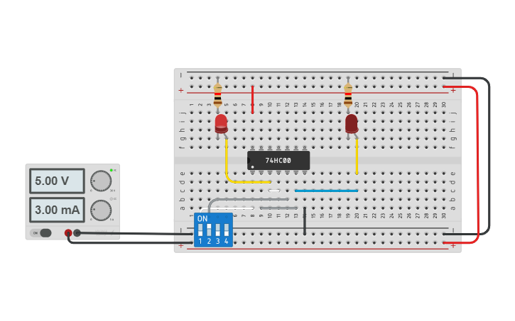 Circuit design sdac 6 - Tinkercad