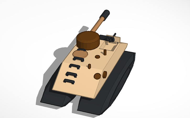 3D design tank - Tinkercad