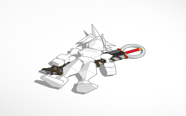 3D design Copy of Final Fantasy Cloud - Tinkercad