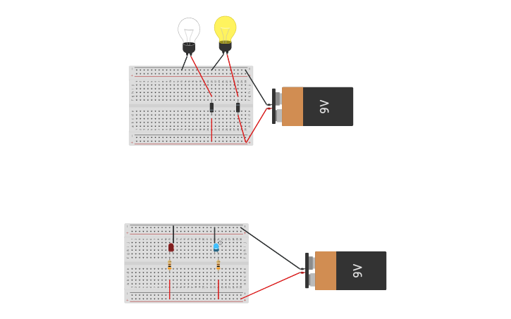 Circuit design Diodo/Diodo-led - Tinkercad