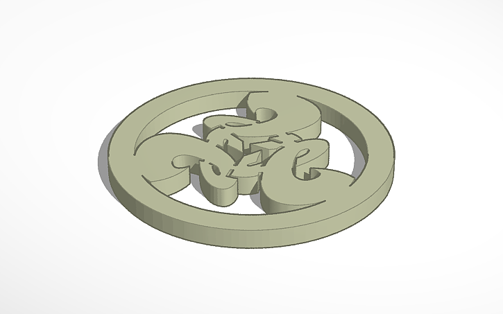 3D design Deep Cut Logo - Tinkercad