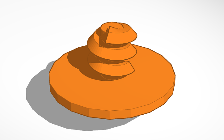 3D design Carpet pad clip - Tinkercad