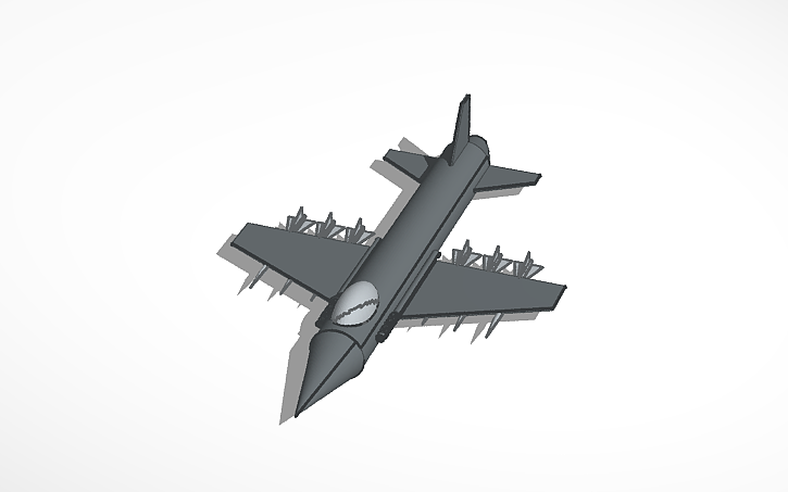 3D design super jet | Tinkercad