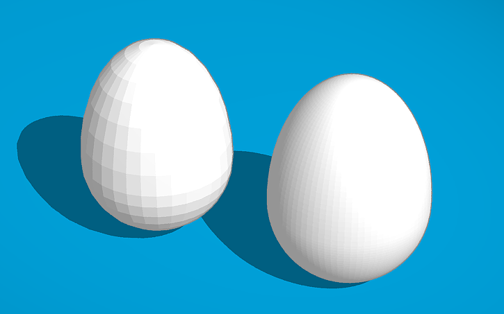 3D design High-Resolution EGG - Tinkercad