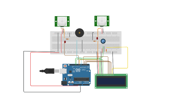 Circuit Design 18cs8145 Bidirectional Visitor Count Tinkercad