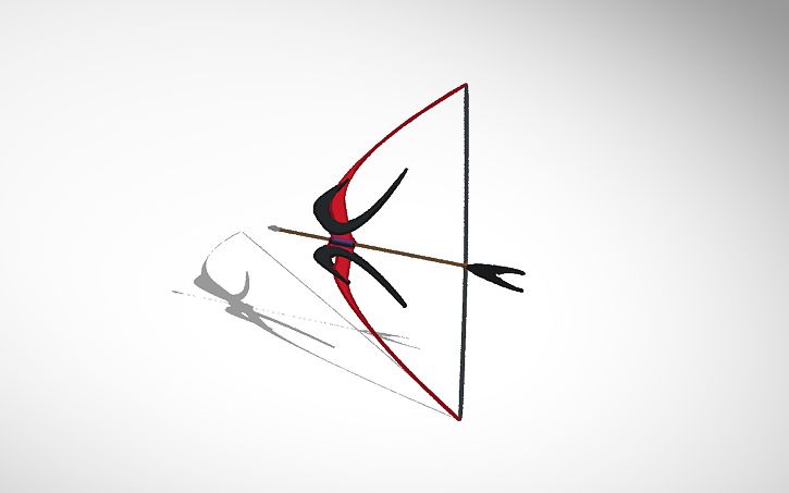 3D design bow | Tinkercad