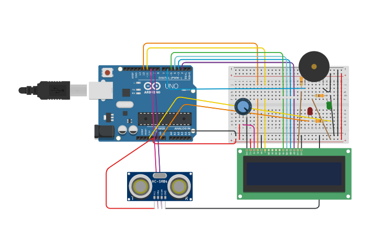 Circuit design Visitor Counter by Gökhan Yıldırım | Tinkercad