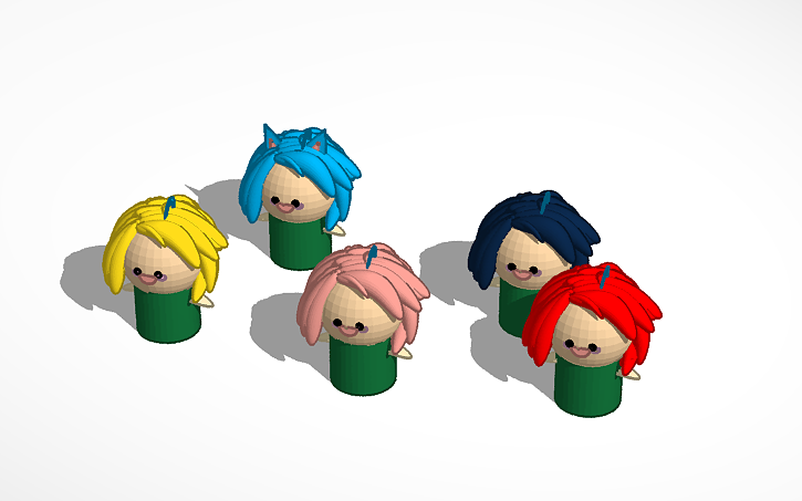3D design Cute Chibi (chibi contest) - Tinkercad