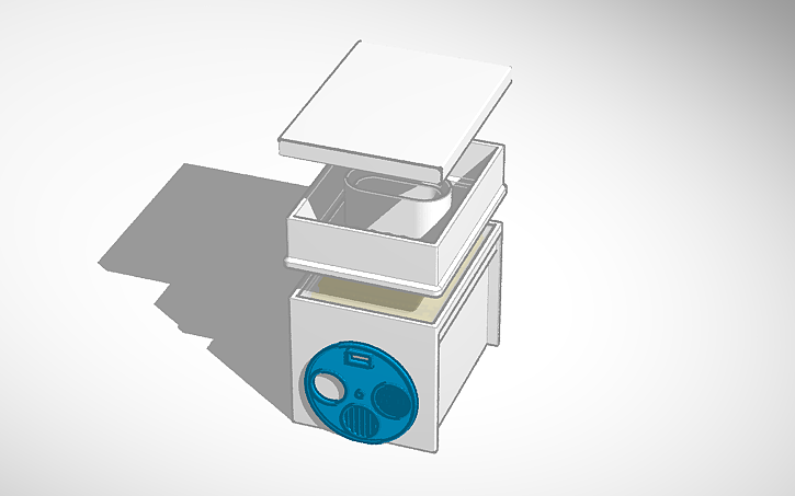 3D design Assembled 5-Frame Nuc - Tinkercad