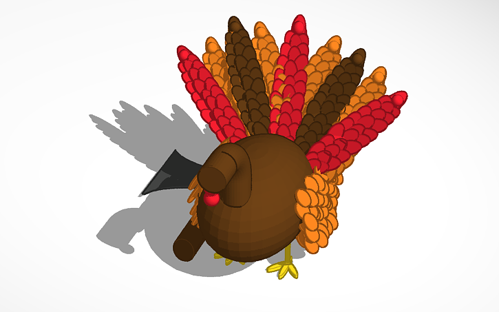 3D design Copy of #thanksgiving | Tinkercad