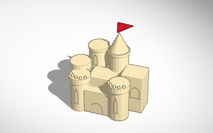 3D design Sand Castle - Tinkercad