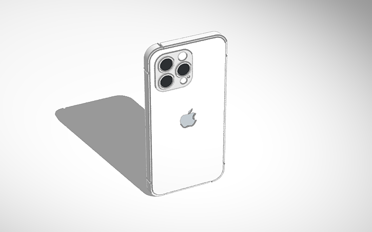 3D design Copy of Iphone 14 Pro Max - Tinkercad