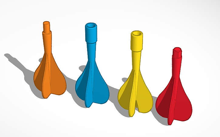 3d Design Dart Wings Tinkercad