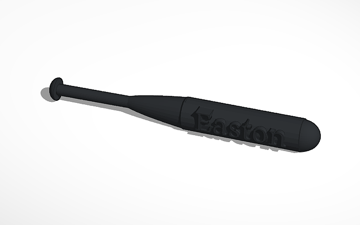 3D design 2 Piece Baseball Bat - Tinkercad