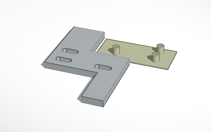 3D design GE 200A Panel Generator Interlock - Tinkercad