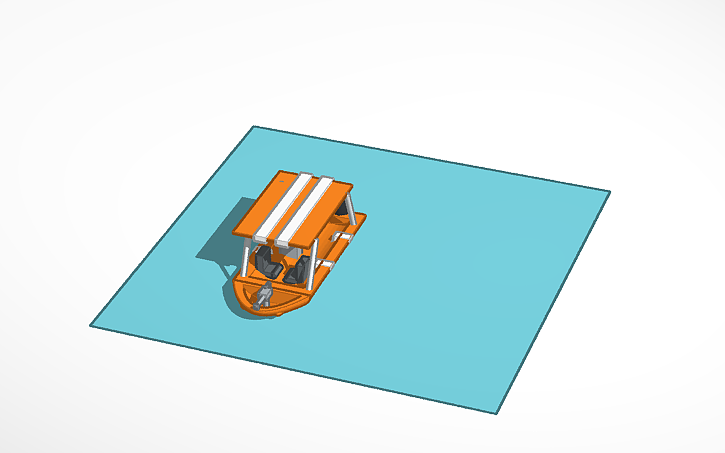 3D design coast guard swamp boat | Tinkercad