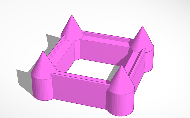 3D design Pwitty Pink Castle | Tinkercad
