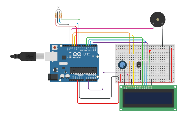 Circuit Design Sensor De Temperatura Tmp36 Tinkercad