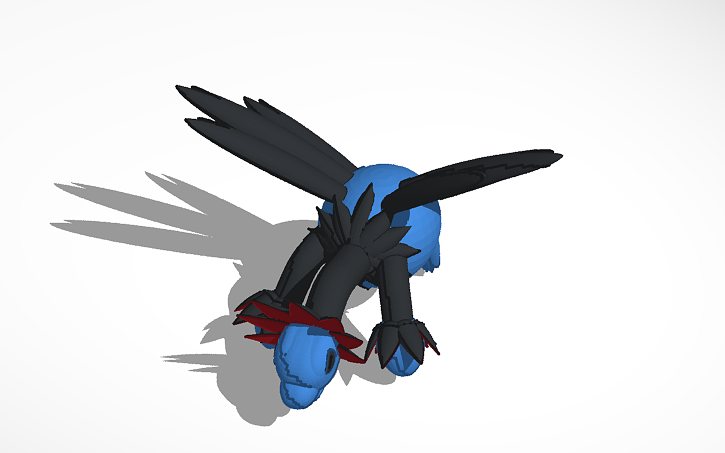 3D design hydreigon #Pokemon - Tinkercad