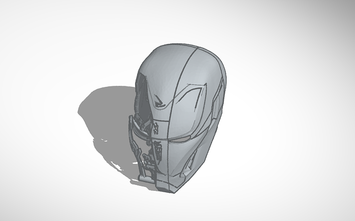 3D design iron man - Tinkercad