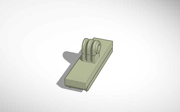 3D design nerf stryfe gopro mount | Tinkercad