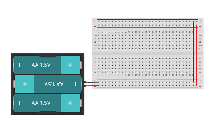 Circuit design Montaje inicial 1AN | Tinkercad