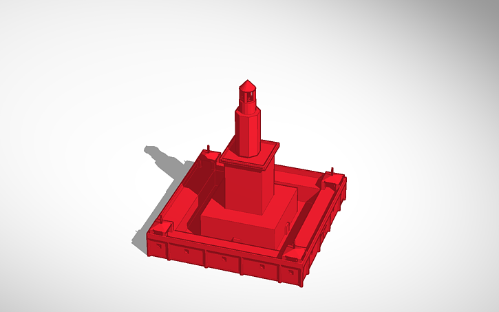 3D design The Lighthouse of Alexandria - Tinkercad