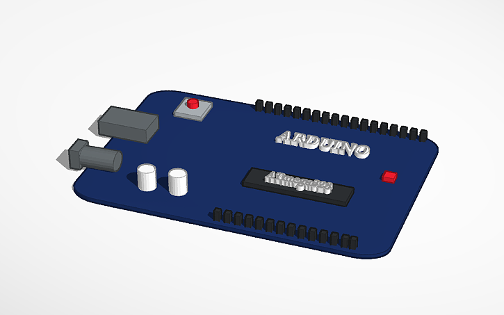 3d Design Arduino Uno Tinkercad 9320