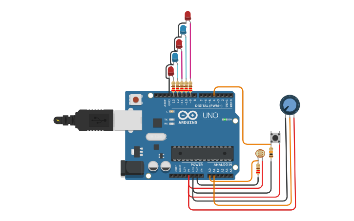 Circuit design Tugas 3 | Tinkercad
