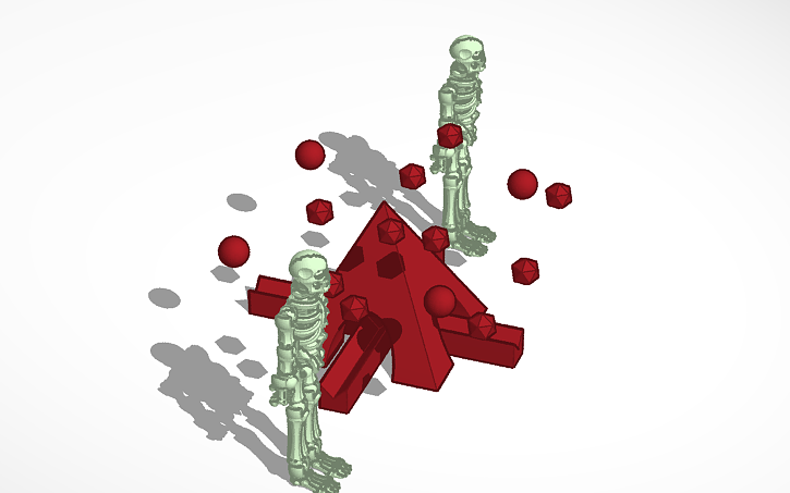 3D design DEATH TEMPLE - Tinkercad