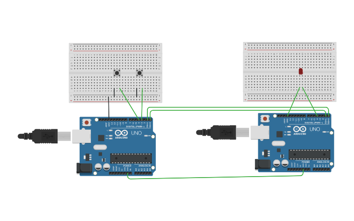 Circuit design Komunikasi Dua Arduino Sederhana - Tinkercad Circuit design Komunikasi Dua Arduino Sederhana - Tinkercad