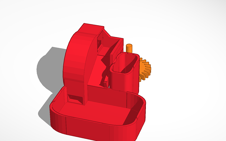 3D design water pump - Tinkercad