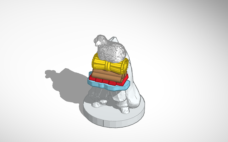 3D design Multi material catan robber | Tinkercad