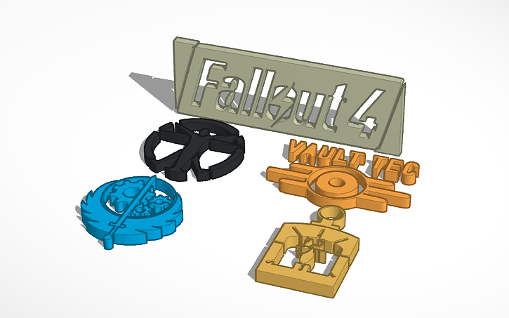 3D design Fallout 4 - Tinkercad