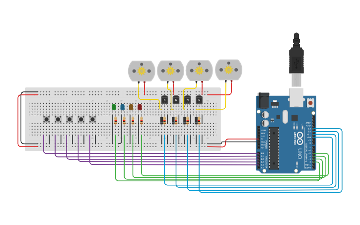 Circuit design Vending Machine - Assignment | Tinkercad