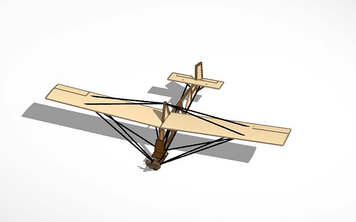 3D design Glider - Tinkercad