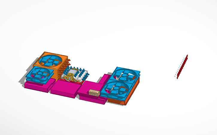 3D design Copy of Directional Flow Mk4b - Tinkercad