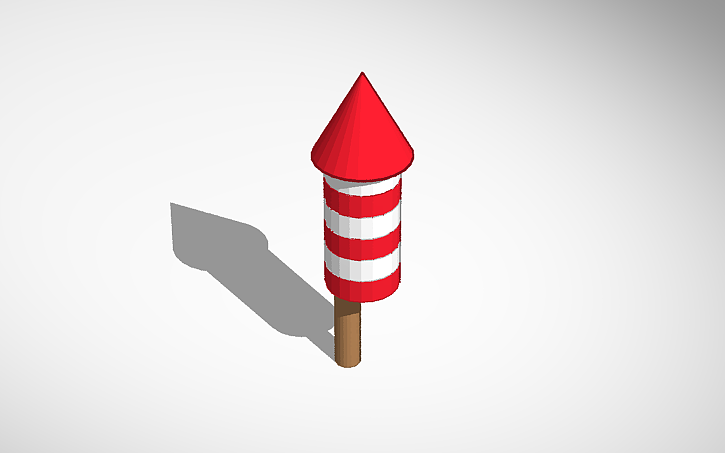 3D design YEEPS hide and seek firework - Tinkercad