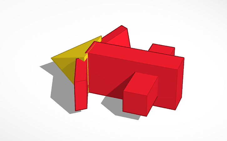 3D design ancla - Tinkercad