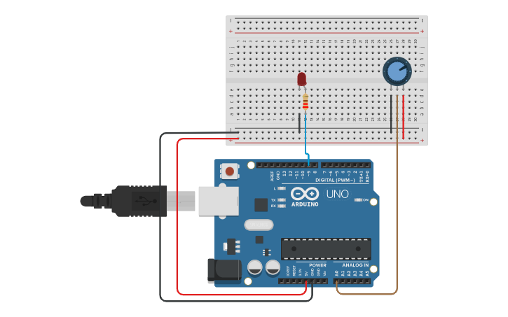 Circuit design Comunicazione Seriale bidirezionale tra arduino e ...