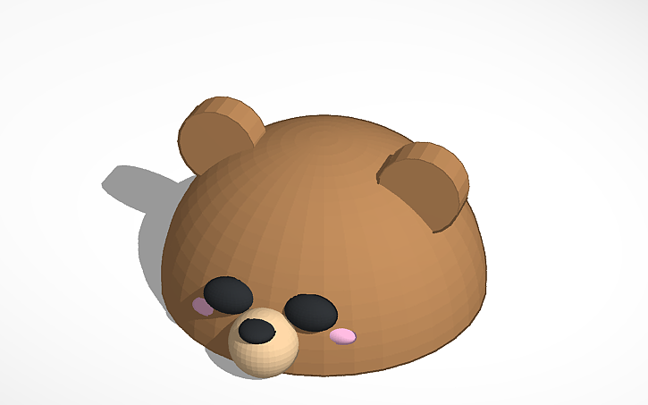 3D design most cutest Bear | Tinkercad