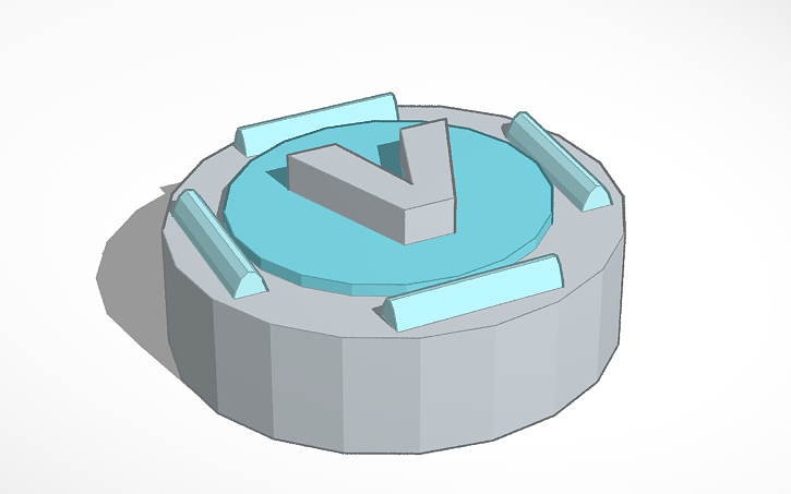 3D design VBuck - Tinkercad