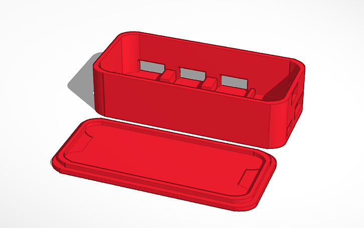 3D design PocketPi case final for Raspberry Pi Zero - Tinkercad