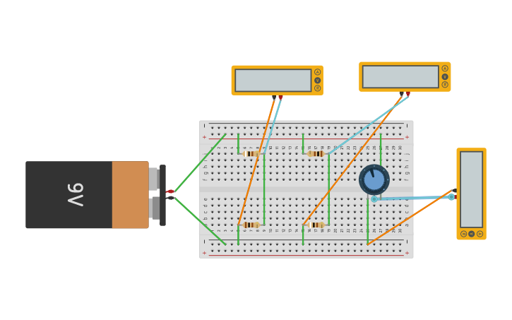 Circuit design Ejercicio 3 | Tinkercad