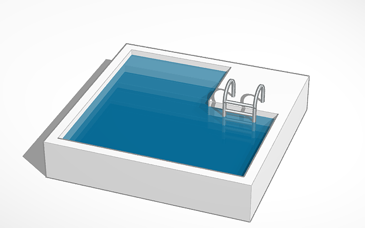 3D design SWIMMING POOL - Tinkercad