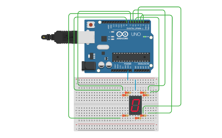Circuit design Timer - Tinkercad